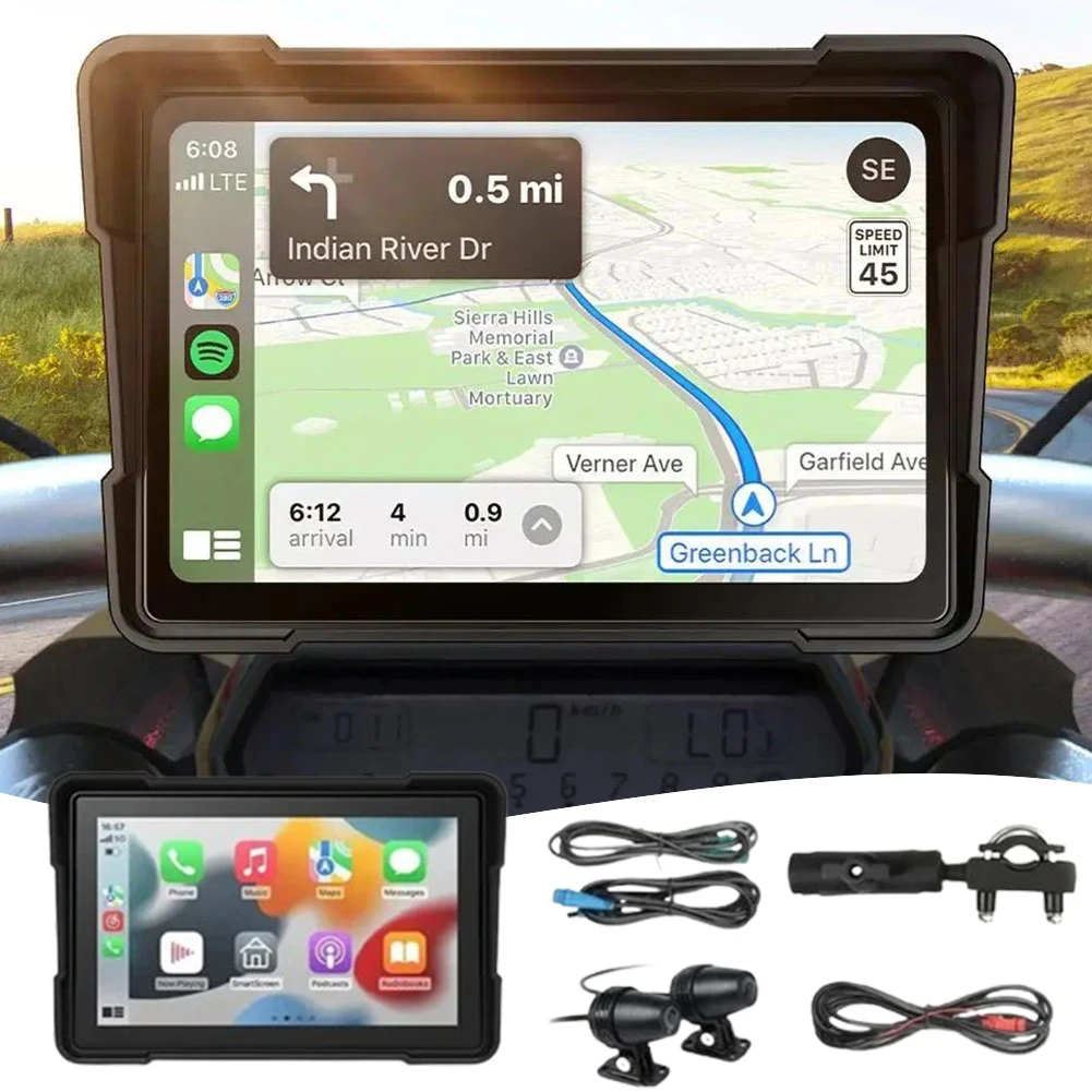 Draagbare-5-Inch-Motorfiets-Gps-Navigatie-Draadloze-Carplay-Android ...