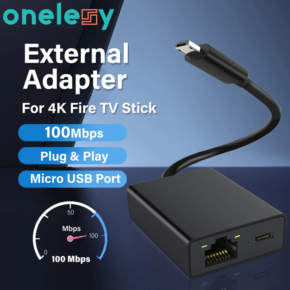 Usb External Adapter Fire Tv Stick | Rj45 Fire Tv Stick Adapter ...