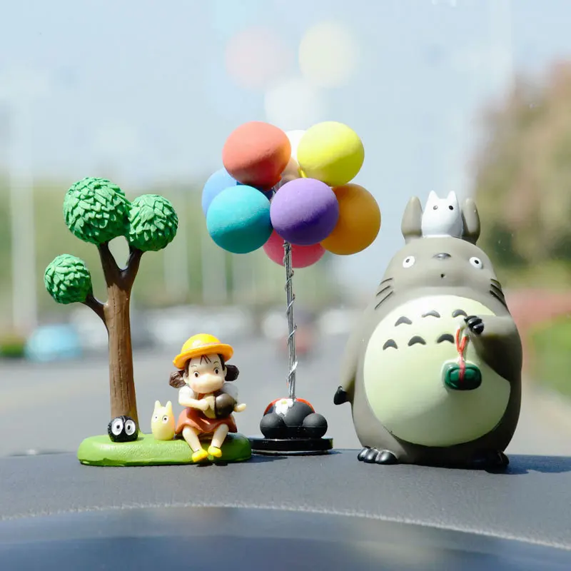 Studio Ghibli Anime Totoro Balloon Car Interior Ornaments Action ...