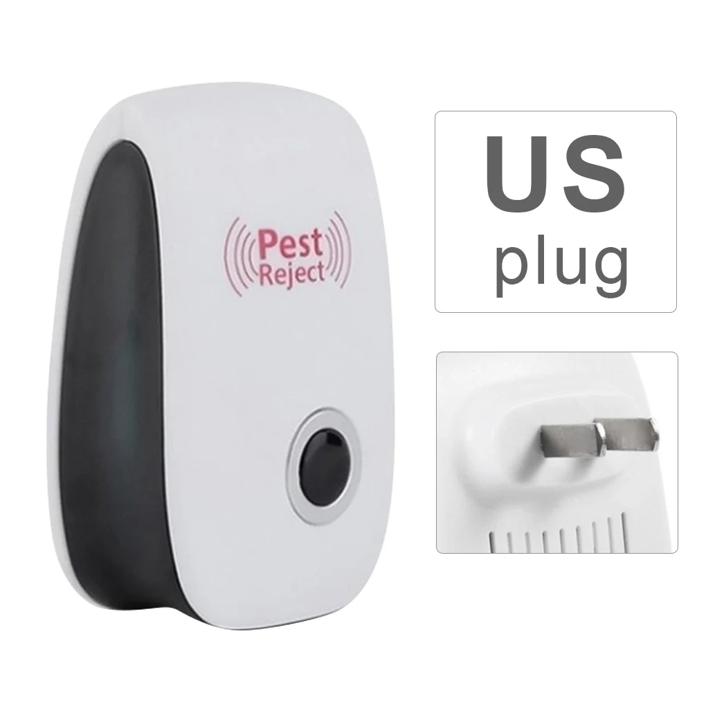 5PCS-US-Plug-Ultrasonic-Repeller-Electronic-Plug-in-Mouse-Roach-Bug ...