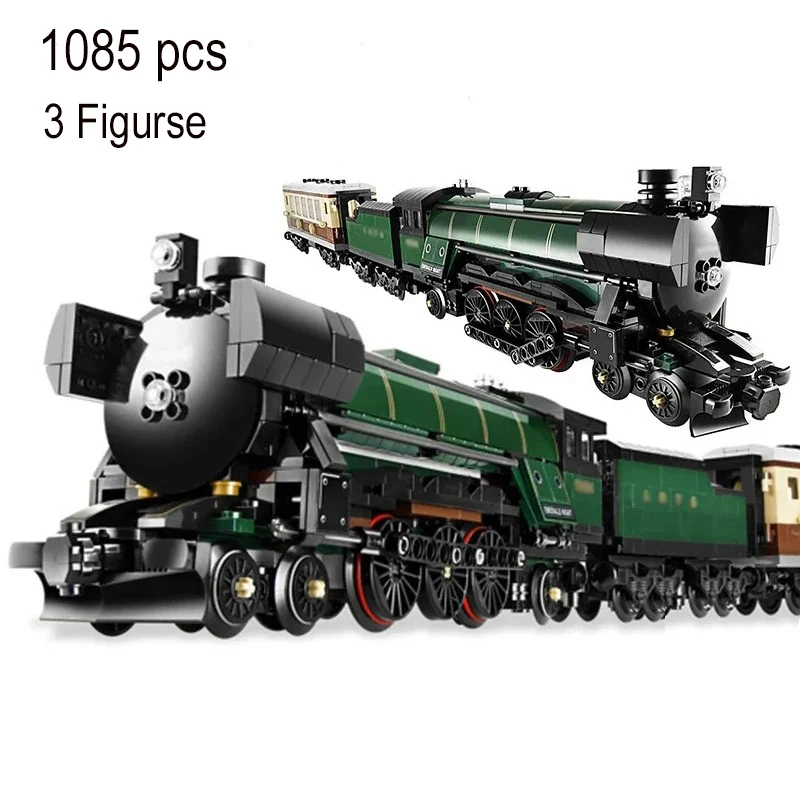 MINISO-Disney-New-City-High-Tech-Retro-Steam-Train-Brick-Compatible ...
