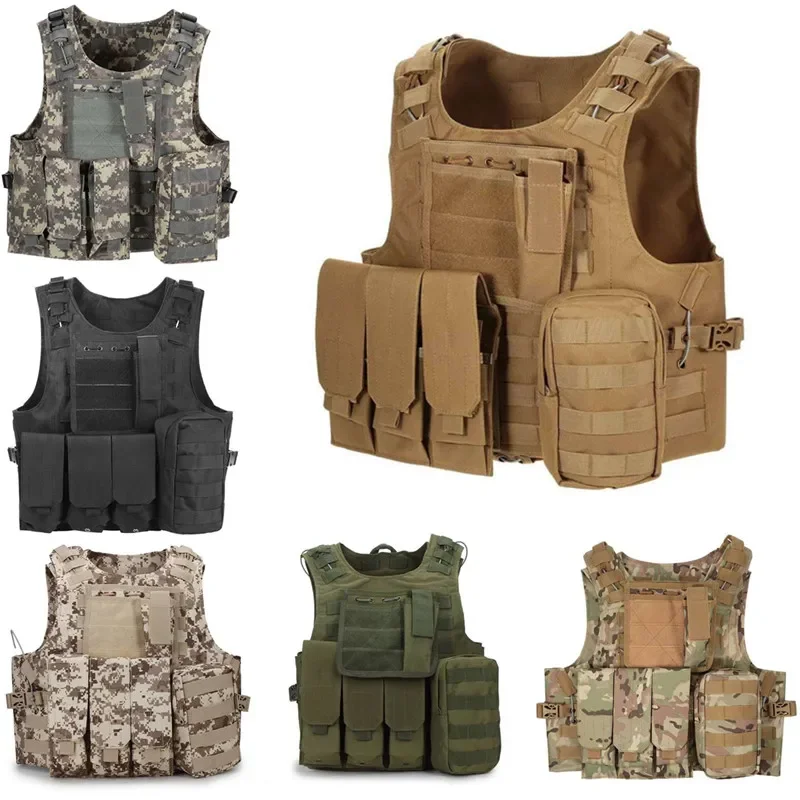 600D-oxford-Tactical-Vest-Mens-Military-Hunting-Vest-Field-Battle ...