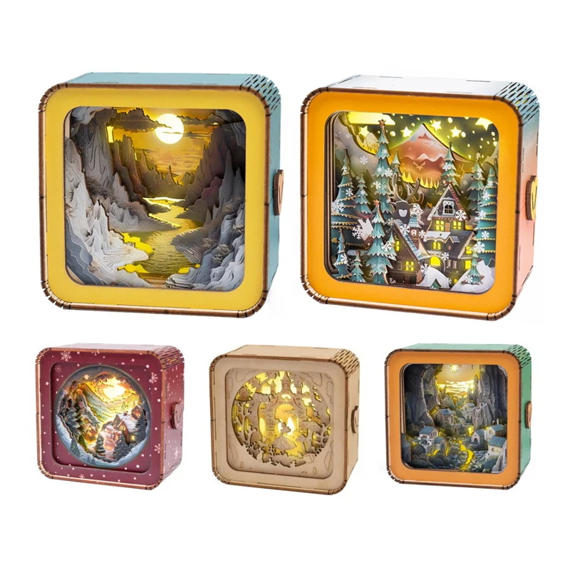 3D-Wooden-Puzzle-Night-Light-Forest-Secret-DIY-Puzzles-For-Adults-Eye ...