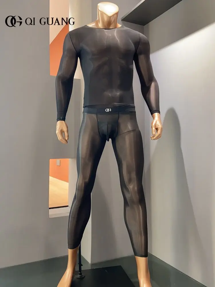 Ultra-thin-See-Through-Seamless-Leggings-Men-Plus-Size-Tight-Sexy-Sheer ...