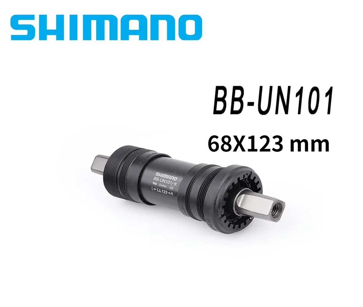 SHIMANO-BB-UN101-Square-Type-Bottom-Bracket-Axle-length-shell-width-mm ...