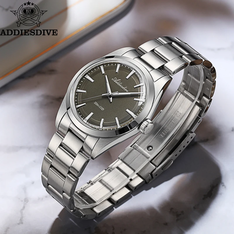 ADDIESDIVE 36mm Top Luxury Quartz Wristwatches VH31 Movement BGW9 Super ...