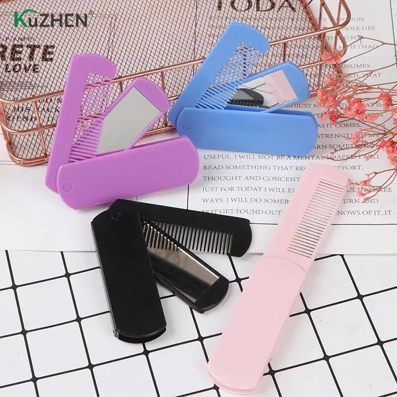 Professional Folding Hair Brush Travel Hair Comb Portable Fold Hair ...