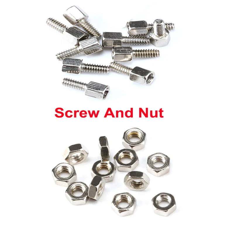 100pcs-100sets-Hex-Head-Spacing-Screws-5-7MM-and5MM-7MM-Nut-for-D-Sub ...