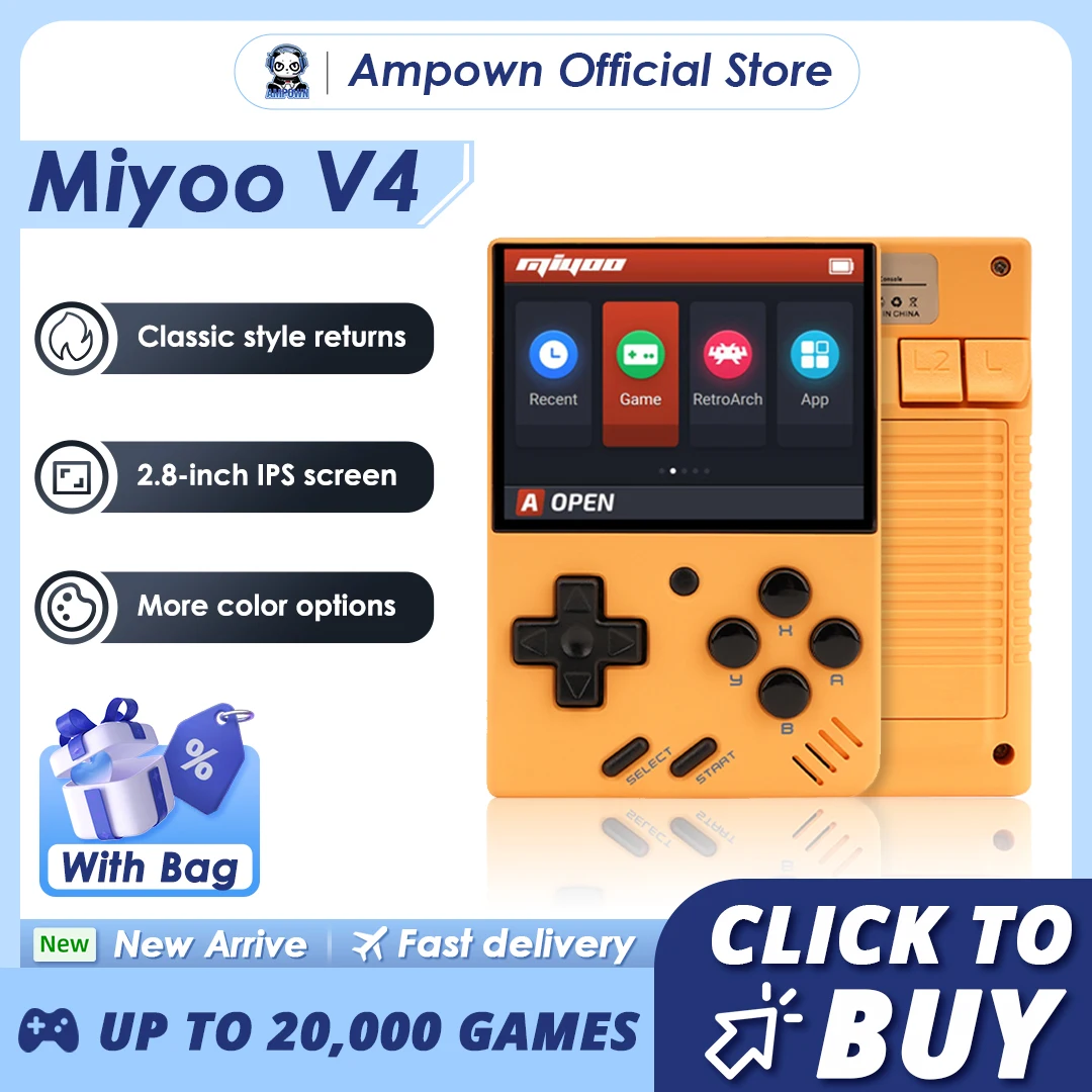 MIYOO-MINI-V4-Handheld-Game-Console-Linux-System-2-8-IPS-Screen ...