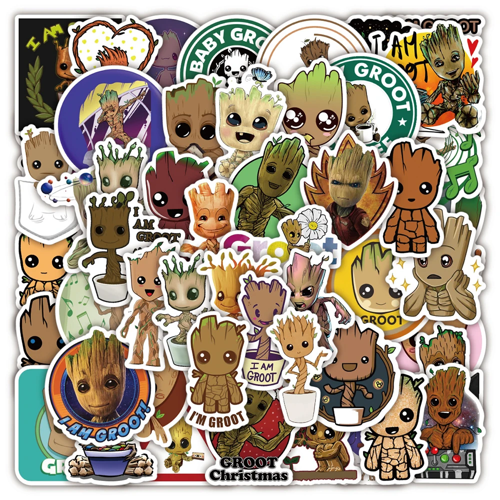 10-30-50PCS-Disney-Marvel-Super-Hero-Guardians-of-the-Galaxy-Groot ...