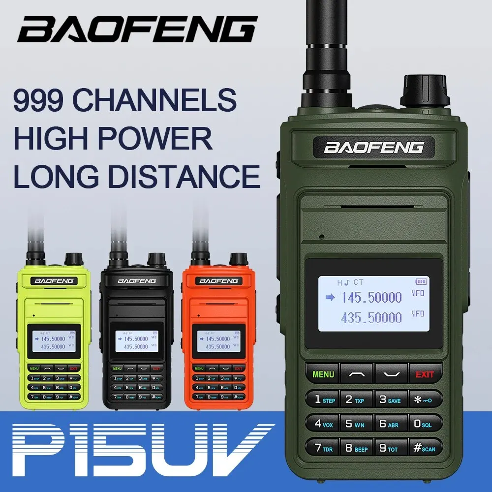 BaoFeng-P15UV-High-Power-5W-Dual-Band-Two-Way-Ham-Radio-Type-C-Charger ...