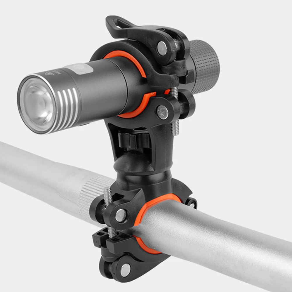 Bicycle-Light-Bracket-360-Rotation-Flashlight-Mount-Holder-Universal ...
