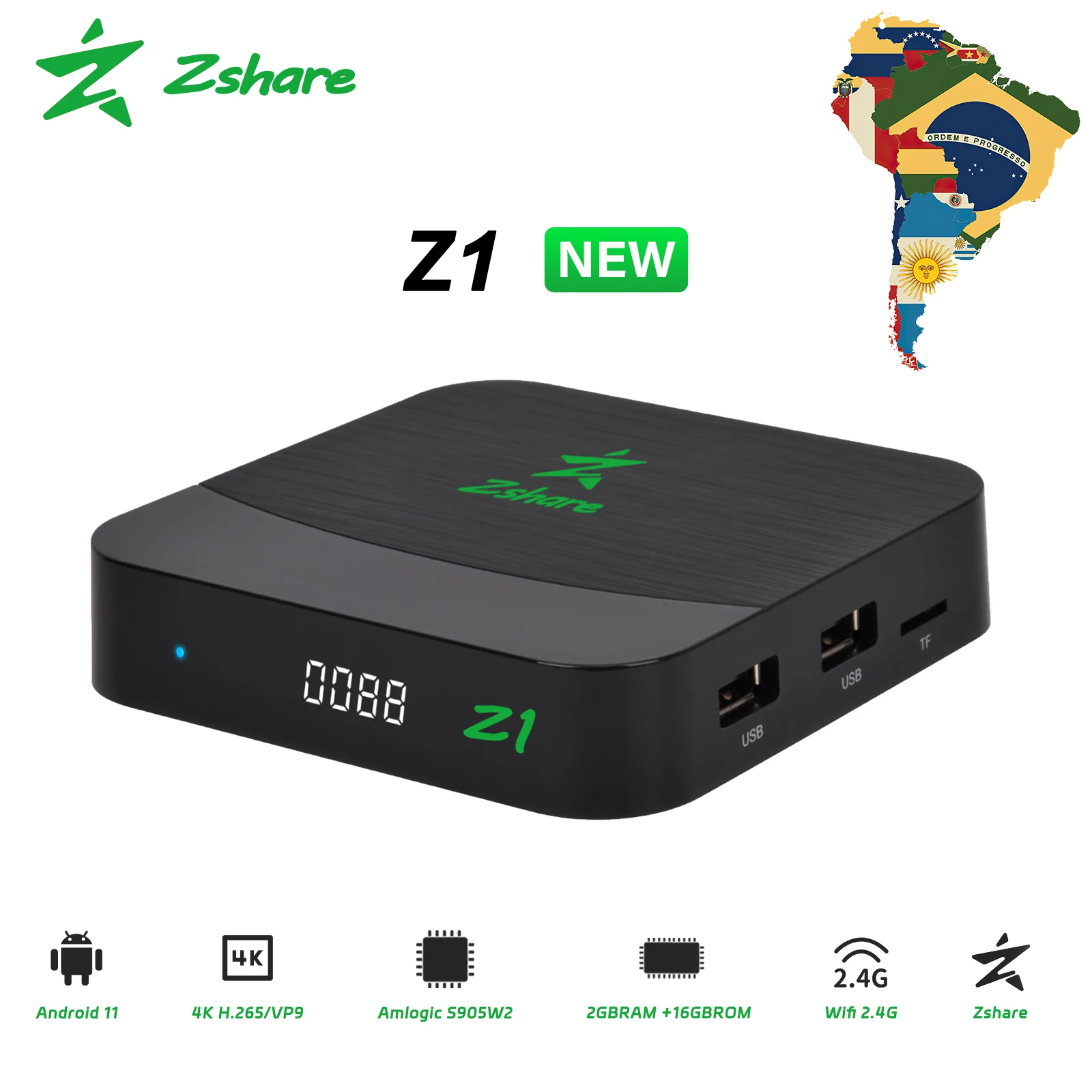 GTMEDIA-Zshare-Z1-Android-TV-Box-alto-desempenho-constru-do-em-Wifi ...