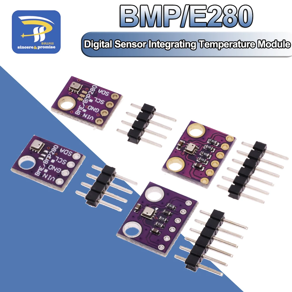 3in1 BME280 3.3V BMP280 5V Digital Barometric Pressure Altitude Sensor ...