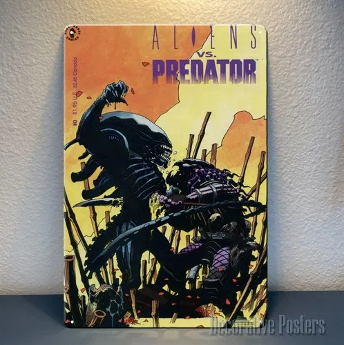 k1,Aliens Vs Predator Movie Metal Poster Tin Sign - 20x30cm Plate ...