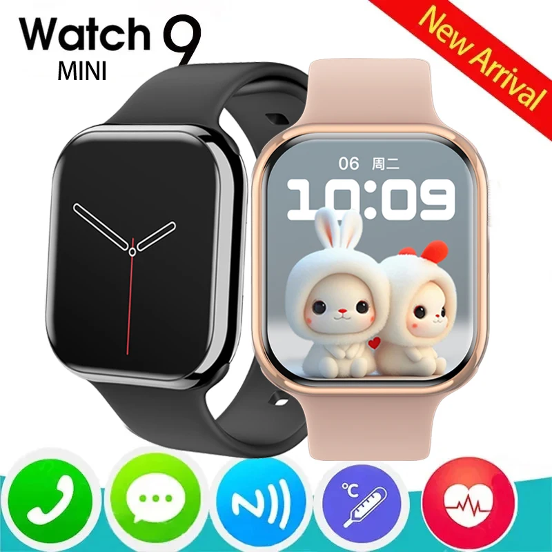 Reloj-inteligente-9-Mini-para-hombre-y-mujer-Smartwatch-con-Bluetooth ...