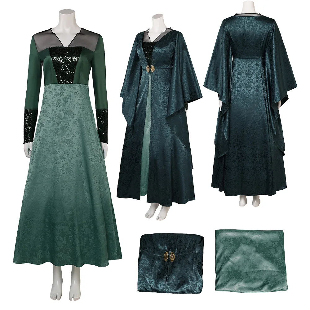 Women-Fantasy-Helaena-Cosplay-Princess-Dress-Robe-Movie-Dragon-Roleplay ...