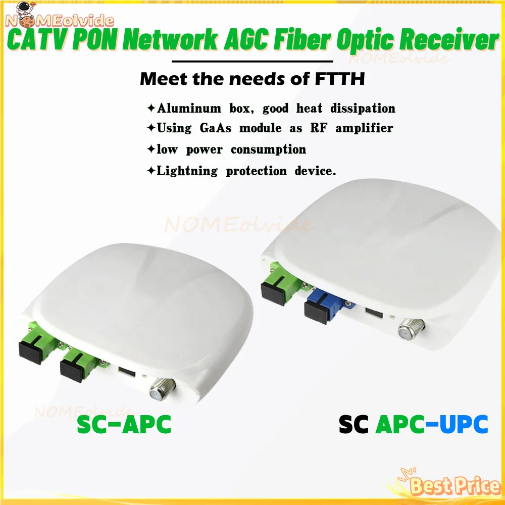 CATV-PON-Network-AGC-Fiber-Optic-Receiver-FTTH-Mini-Node-WDM-Receiver ...