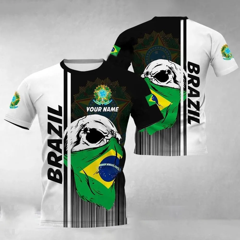 New-Brazil-Original-Football-T-shirts-For-Men-Flag-Fashion-3D-Printed ...