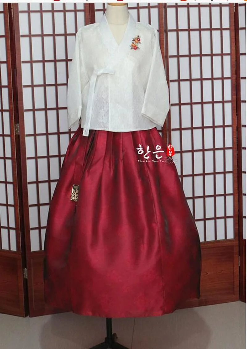 2019 Fahion White Modern Hanbok Fushion Hanbok Korean Traditional ...