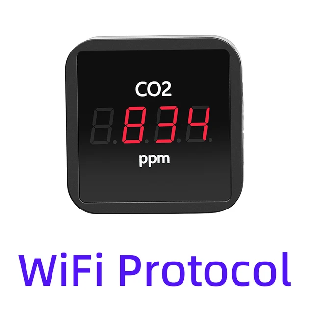 Tuya Smart WiFi/ZigBee Carbon Dioxide Detector Sensor NDIR Infrared CO2 Temperature And Humidity ...