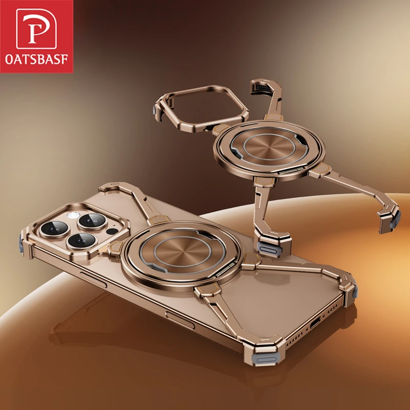 Oatsbasf-Metal-Mechanical-Phone-Case-for-iPhone-15-16-Pro-Max-Magsafe ...