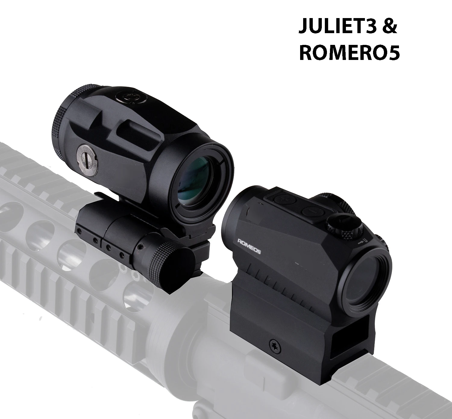 Romero5 & Juliet3 3x Red Dot Sight Kit Combo Tactical Rifle Scope For ...
