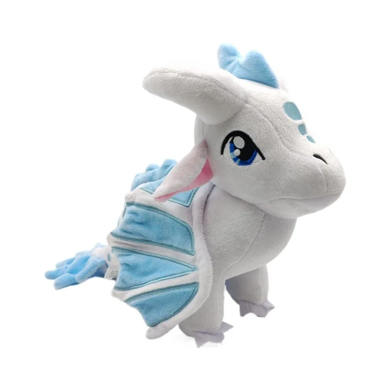 Wings of Fire Plush Dragon Toys Soft Stuffed Animal Cute Big Eyes White ...