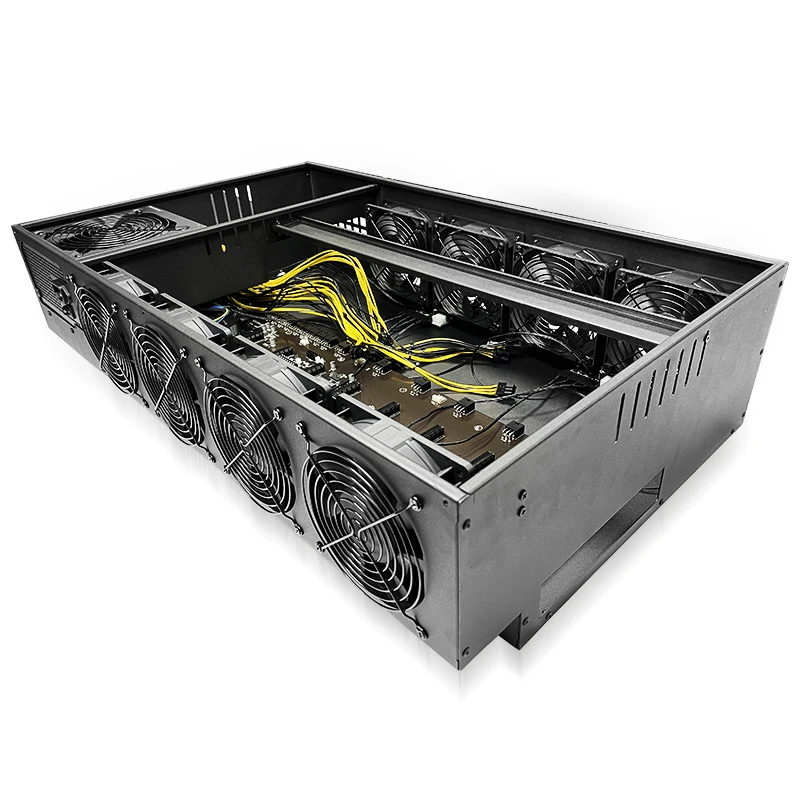 8-card-Desktop-PC-Computer-rtx-3090-Graphic-Cards-8-12-GPU-case-Frame ...