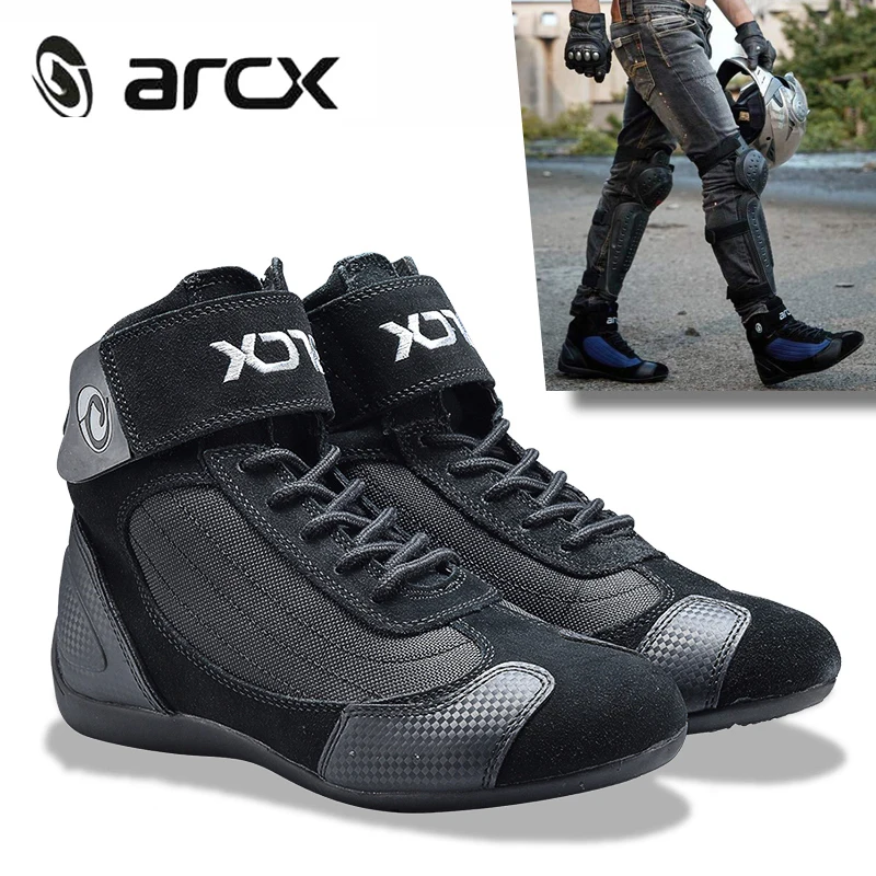 ARCX-Motorcycle-Combat-Boots-Racing-Hiking-Outdoor-Work-Mid-Ankle-Shoes ...