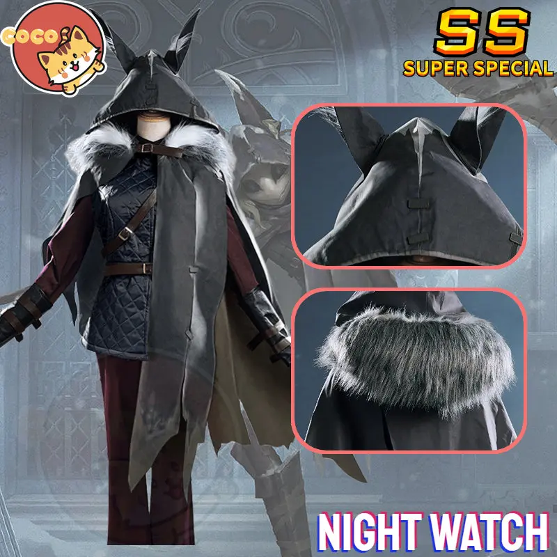 Disfraz de cocos-ss Identity V Night Watch, juego de Cosplay Identity V ...