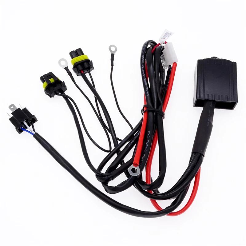 1Pc H4/9003 H13/9008 9007/9004 Telescopic Light Xenon Lamp Socket ...