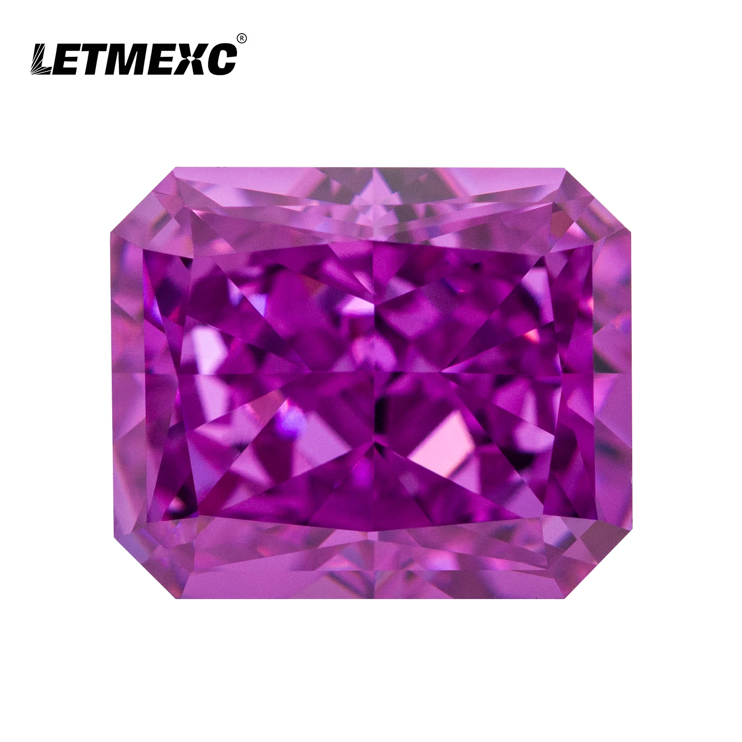 Letmexc-Lavender-High-Carbon-Diamond-Lab-Zircon-Cubic-Zirconia-Octagon ...