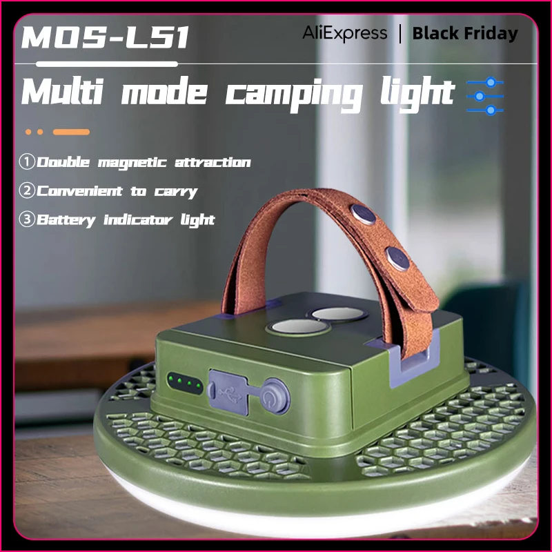 MOSLIGHTING Portable Suspension Magnetic Suction High-power Ultra ...
