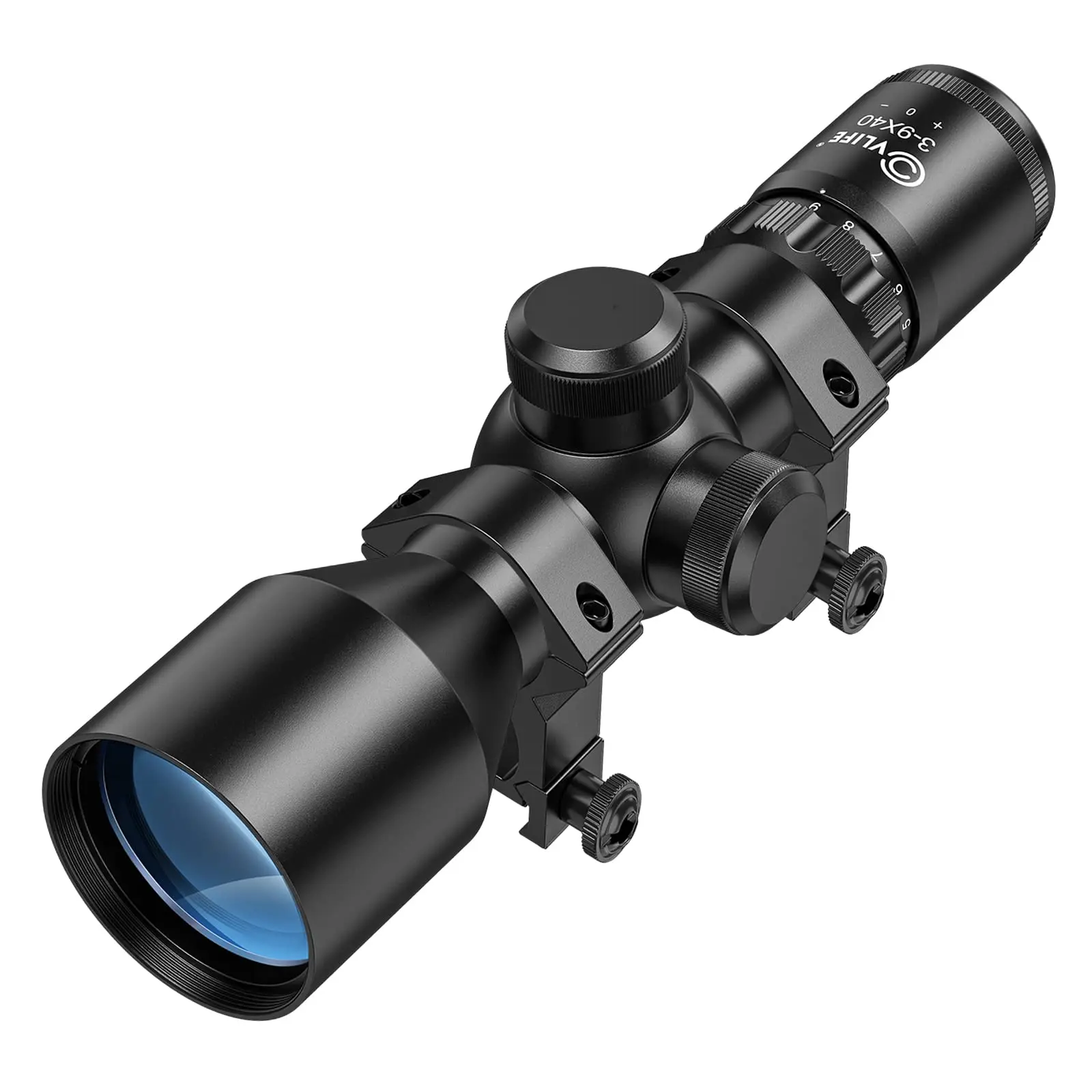 EZshoot-Rifle-Scope-3x-9x40-Compact-Hunting-Riflescope-Optic-Sight ...