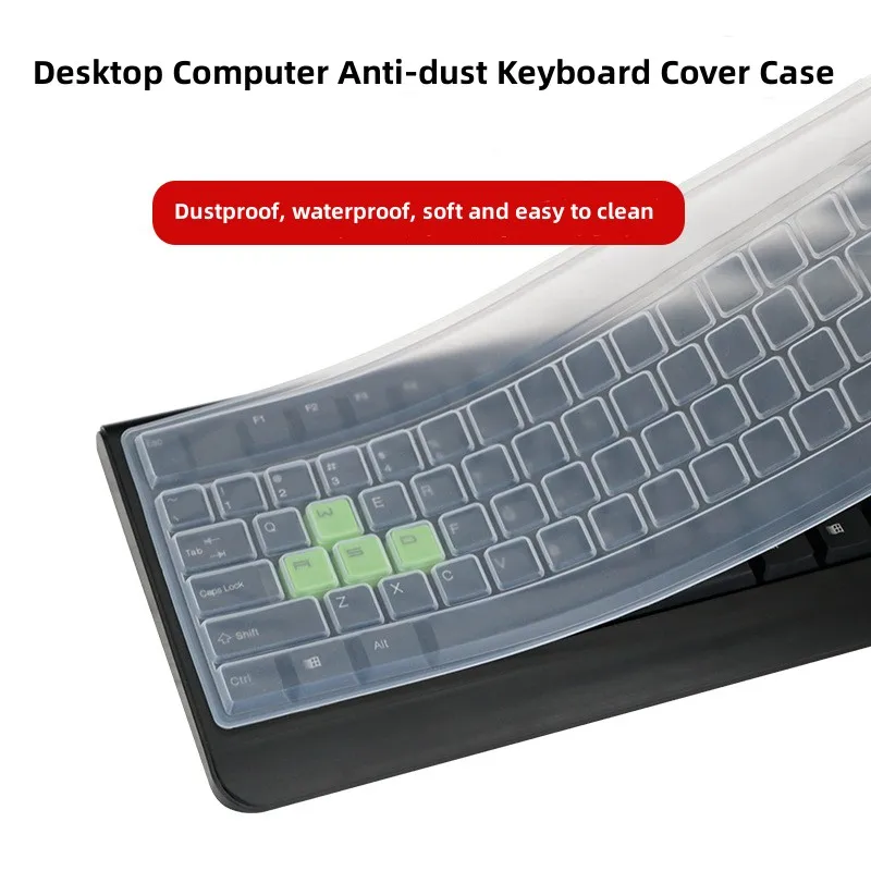 1PC-Soft-Silicone-Keyboard-Cover-For-Universal-Desktop-Computer-Anti ...