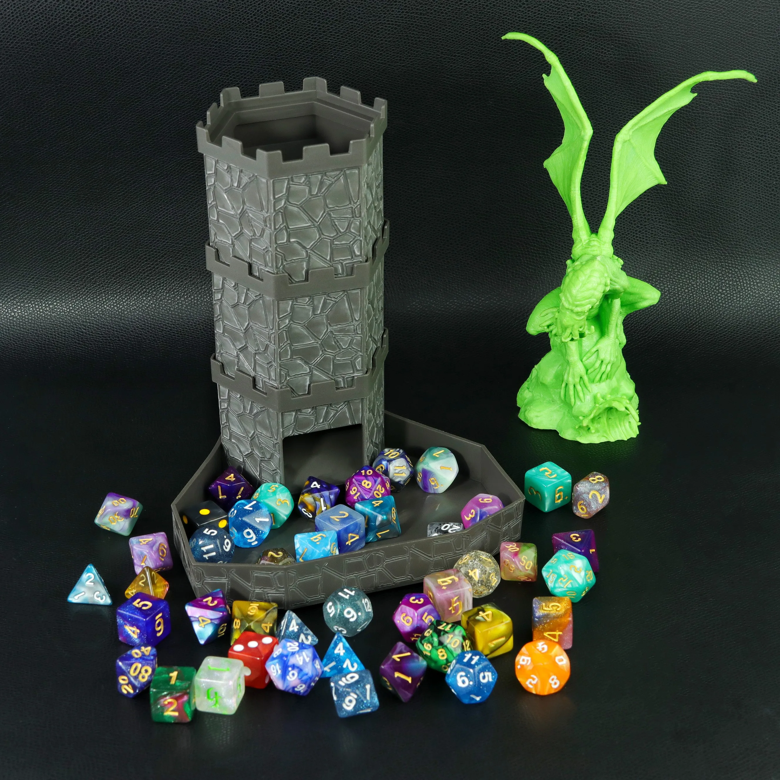 Dice-Tower-com-Bricks-Castle-Pattern-Ideal-para-D-D-Game-RPG-e-jogos-de ...