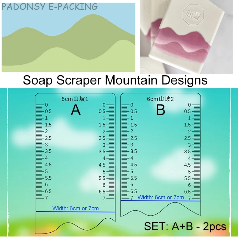 Handmade Soap Scraper and Shaping Tool Mountain Shape Scrapers Shaping ...