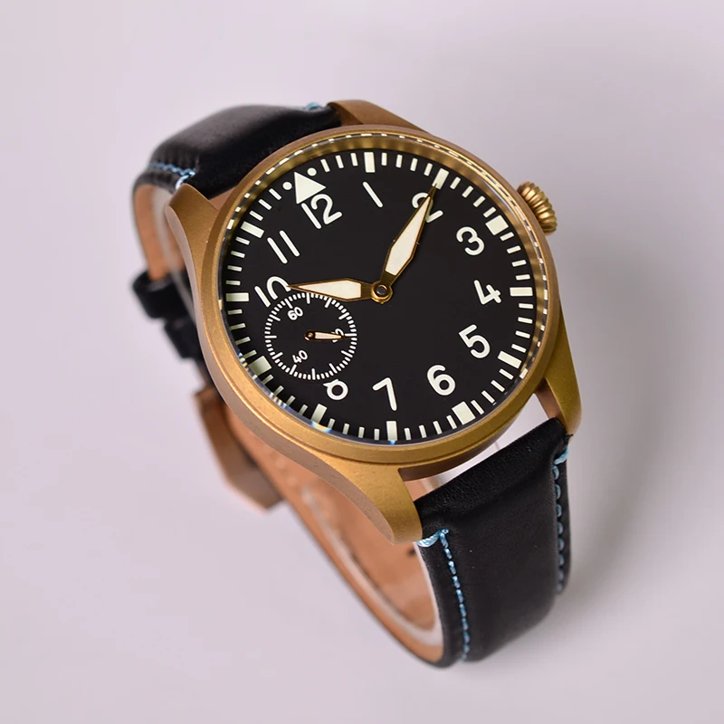 Bronze Polit Military Wristwatch 44mm Case Super Luminous 100m ...