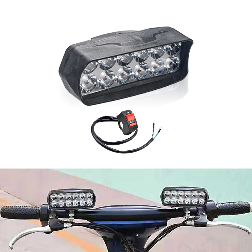 12LED-BULB-Motorcycle-Headlight-Fog-light-Signal-Lamp-Driving-light-drl ...