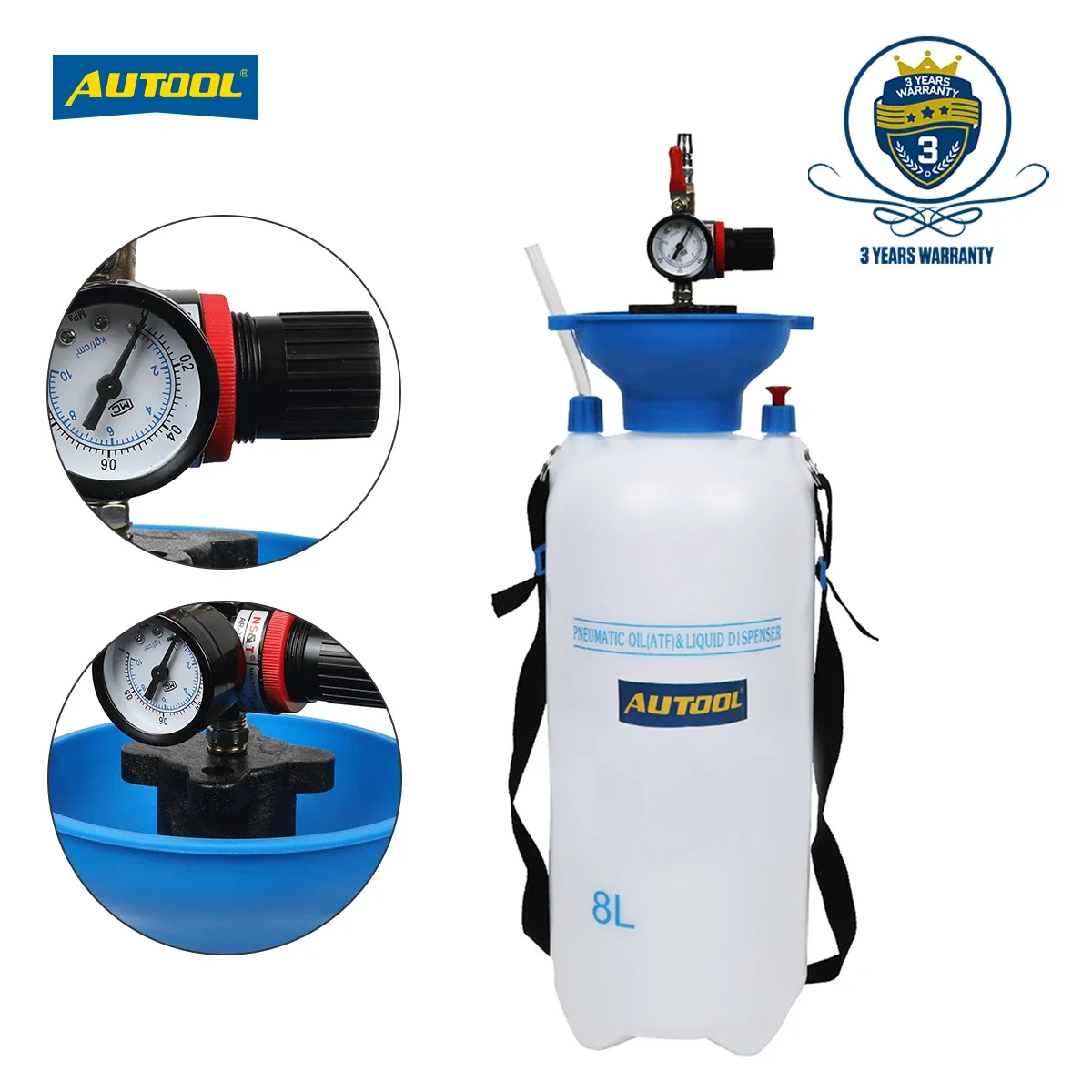 AUTOOL-8L-Automobile-Pneumatic-Refueling-ATF-Machine-Refueling ...