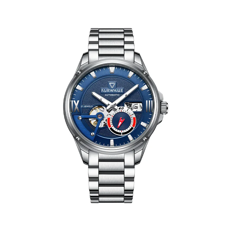 Mark Fairwhale Men Automatic Watch 43mm Luxury Watches Mechanical ...