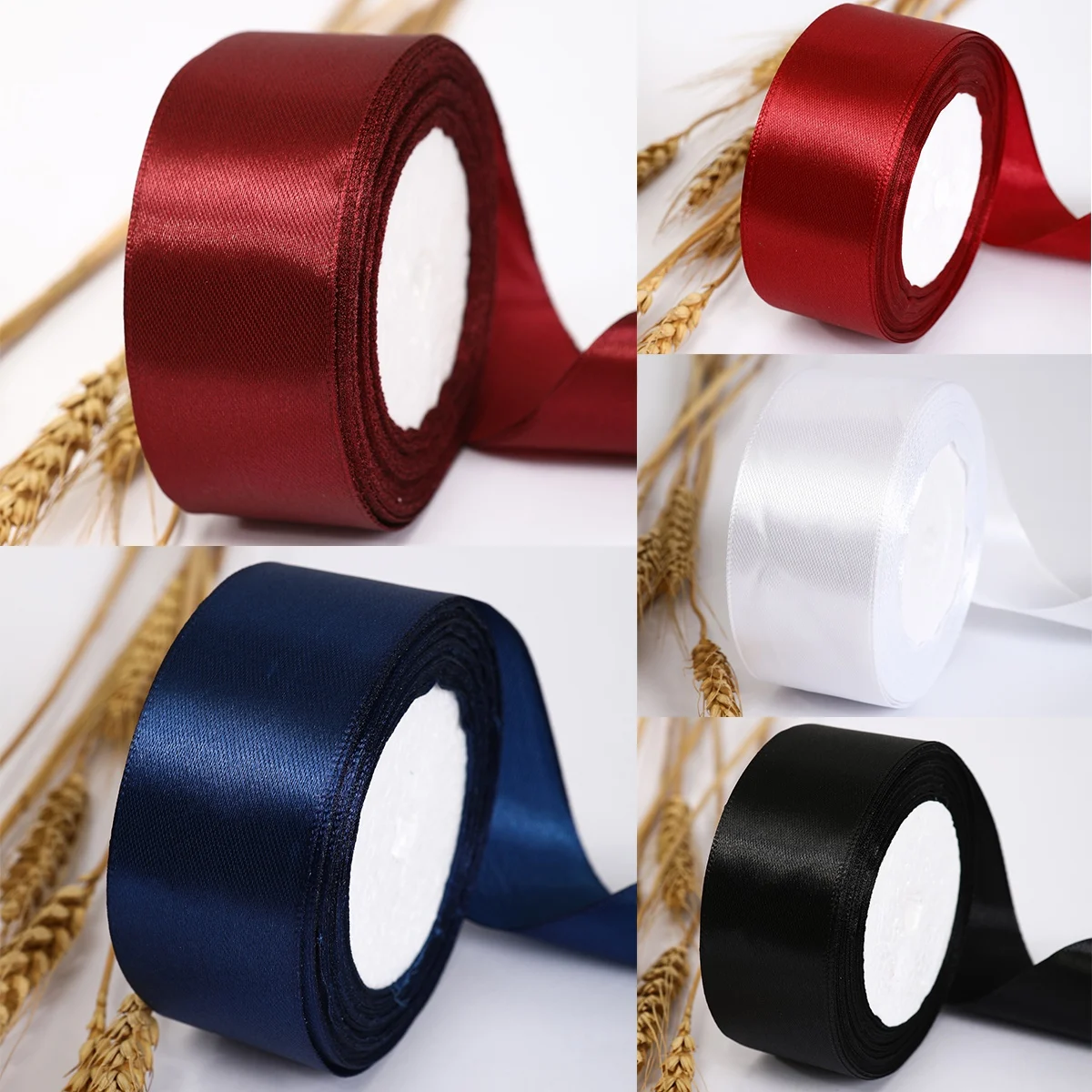 4cm-Wide-Gift-Wrapping-Ribbon-For-DIY-Handmade-Rose-Flower-Ribbon ...