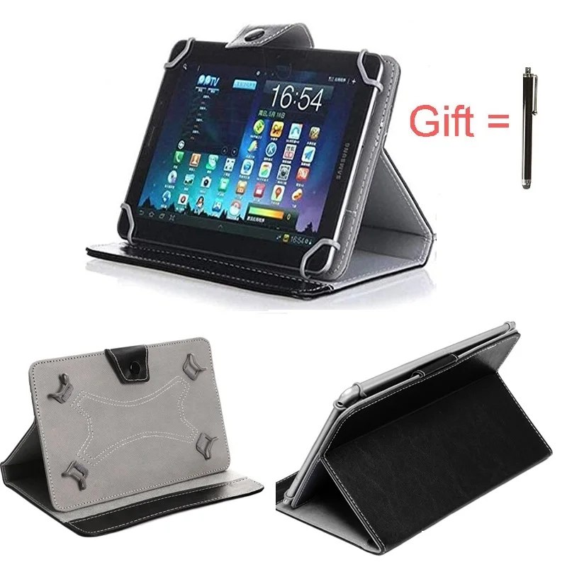Universal-Folio-Case-for-9-10-inch-Multi-Angle-Tablet-PU-Leather-Stand ...