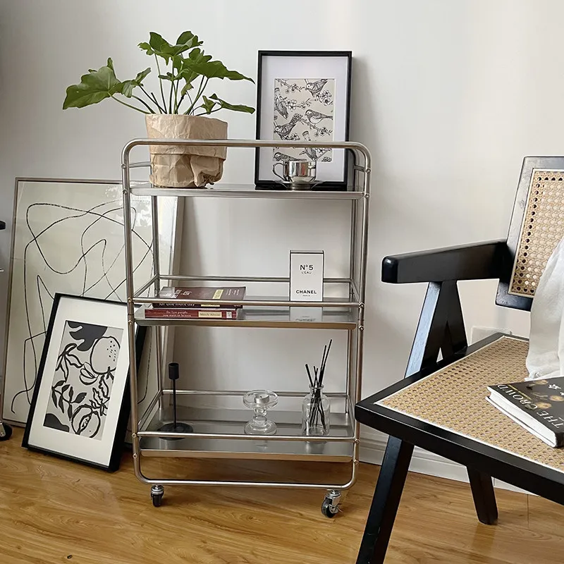 MOMO Metal Shelf Ins Modern Sundries Multi-layer Floor-to-ceiling ...