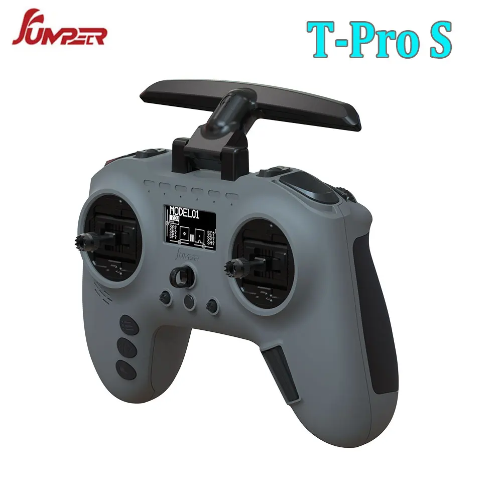 JUMPER T-PRO S Remote Controller ELRS 2.4GHz Hall Sensor Gimbals Built ...
