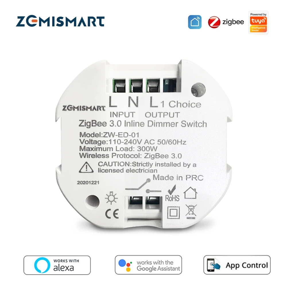 Zigbee Dimmer Switch Zemismart | Smartthings Zemismart | Dimming Light ...