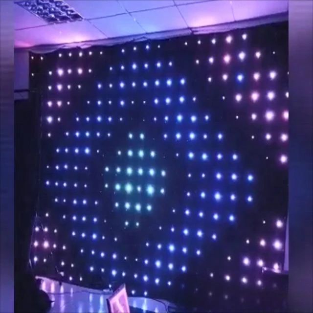 P18cm-LED-sound-active-DMX512-video-star-cloth-RGB-visual-curtains-RGB ...