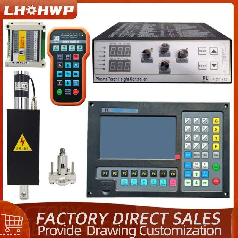 CNC Plasma Controller Kit F2100B/SF-2100C/F2100T+F1621+JYKB-100-DC24V-T3 2Axis Cut Machine Torch ...