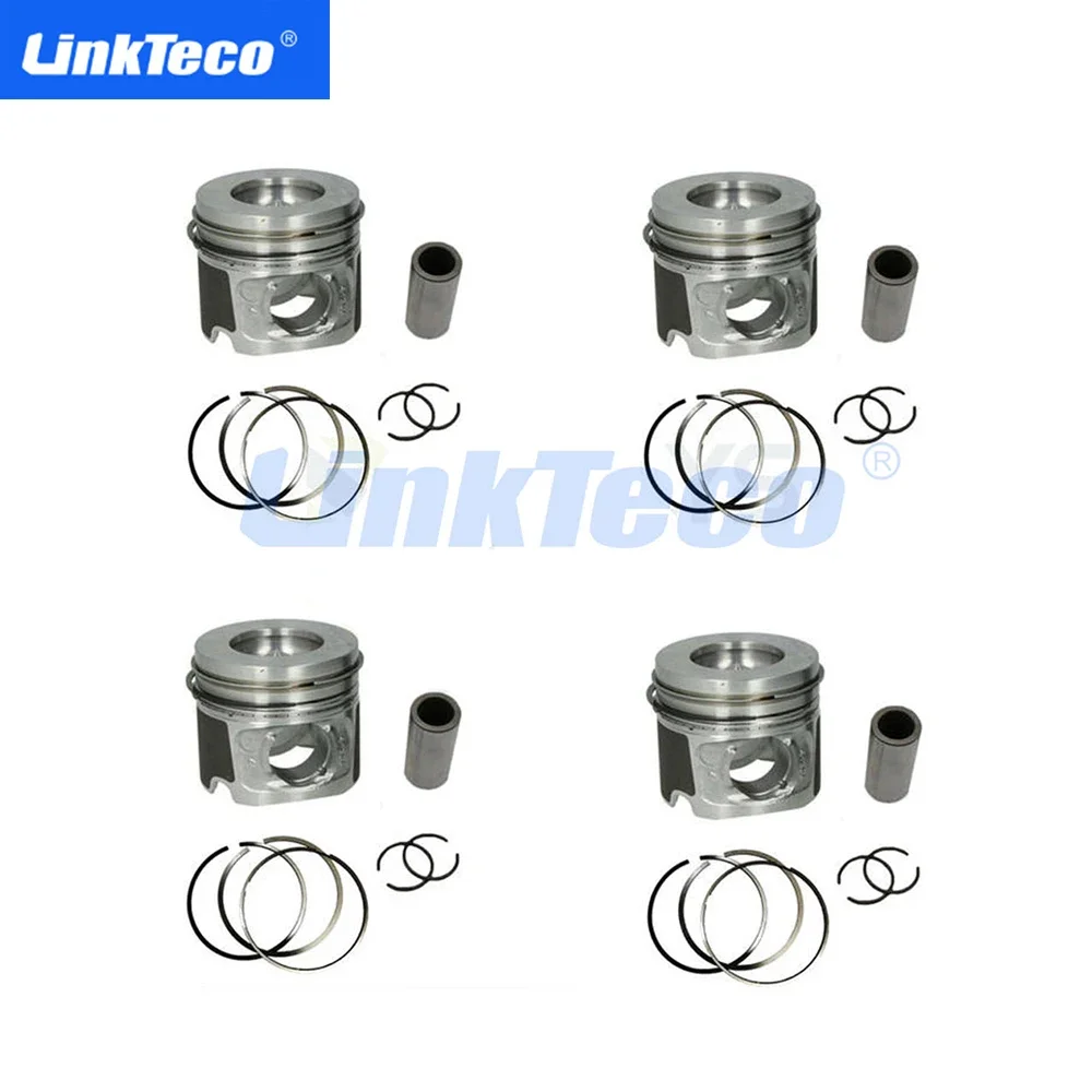 Engine-Piston-With-Rings-Kit-84mm-For-BMW-2-0L-N47D20-116d-118d-120d ...